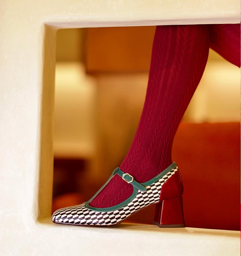 Chie Mihara VRAPE BLACK AND WHITE schuhe | Herbst-Winter-Kollektion